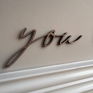 Love You Bye, Hallway Wall Art, Entrance Decor, Above Door Decor, Home ...
