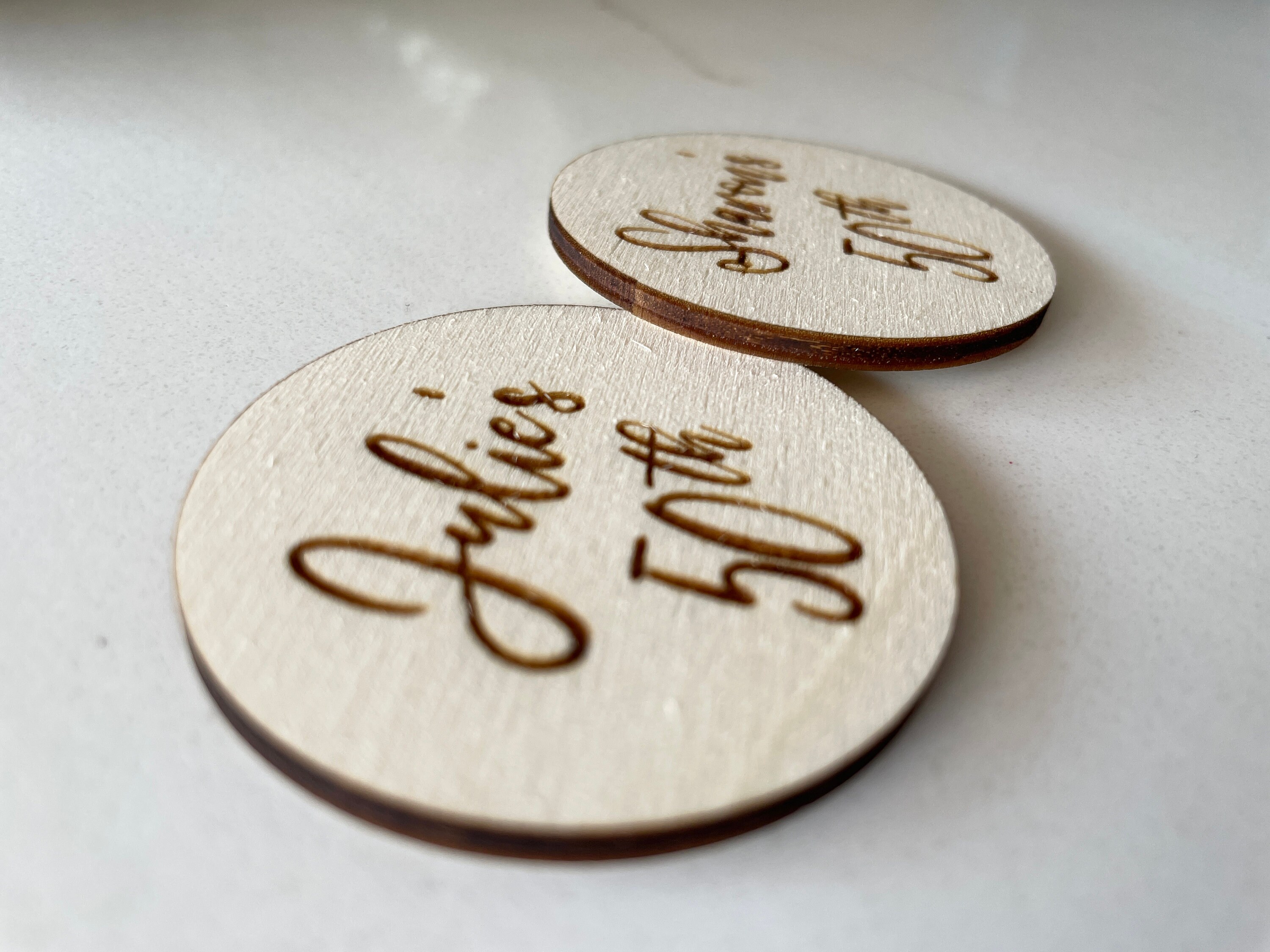 Baby Shower Cupcake Toppers Cake Disc Charm Personalised - Etsy