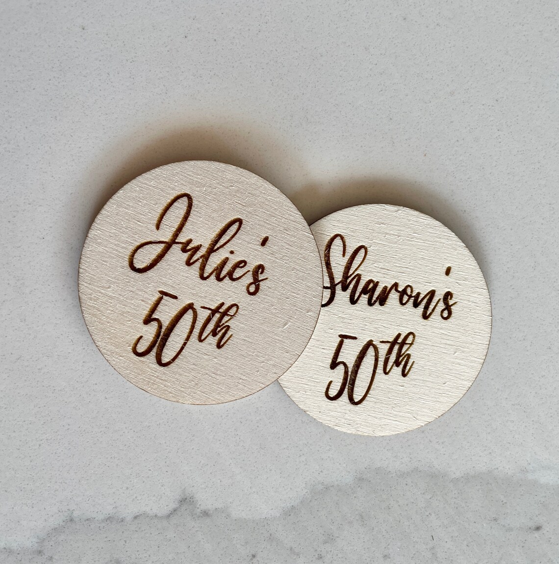 Baby Shower Cupcake Toppers Cake Disc Charm Personalised - Etsy