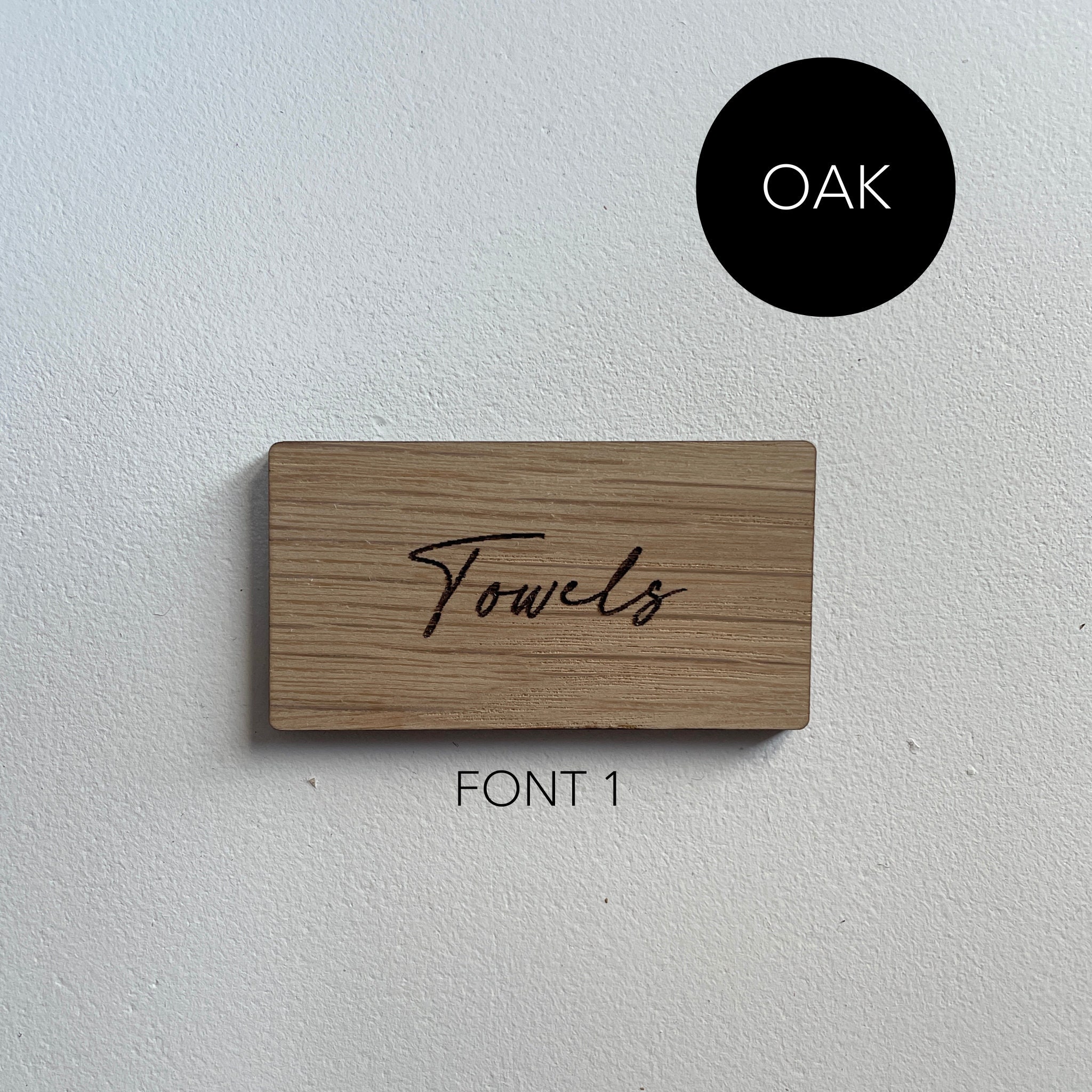 Oak Storage Tags, Wooden Name Tag, Trofast Labels, Personalised Storage ...