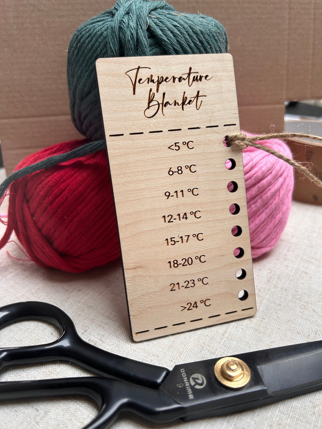 Temperature Blanket Colour Chart, Temp Blanket Charts, Knitting Gifts ...