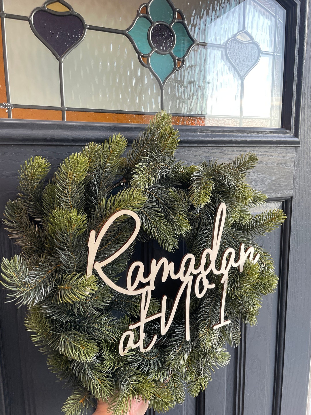 Ramadan Sign, Ramadan Wreath, SIGN ONLY, Ramadan Decoration, Family ...