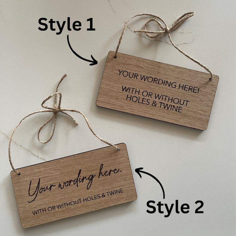 Personalised Hanging Sign, Sign Wooden, Custom Wood Sign, Wooden Plaque ...