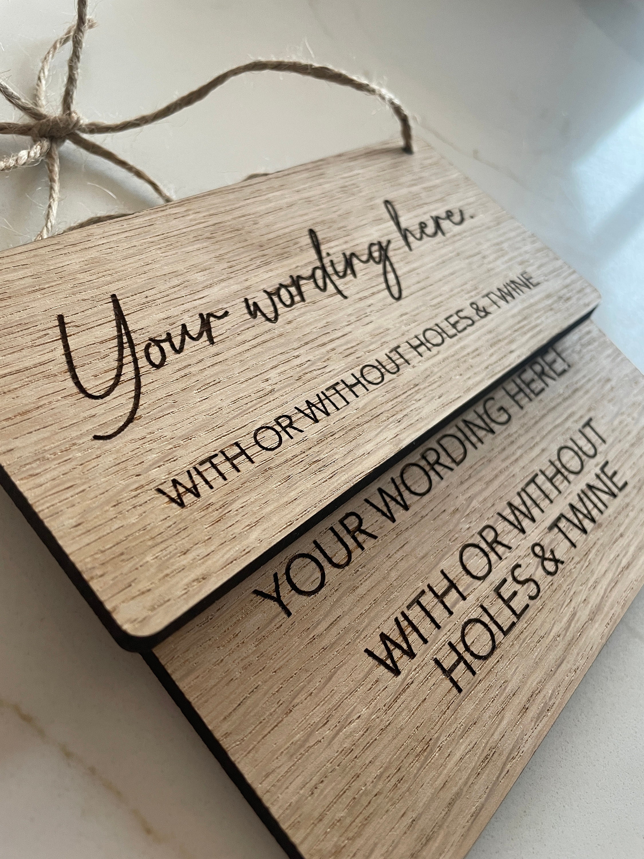 Personalised Hanging Sign, Sign Wooden, Custom Wood Sign, Wooden Plaque ...