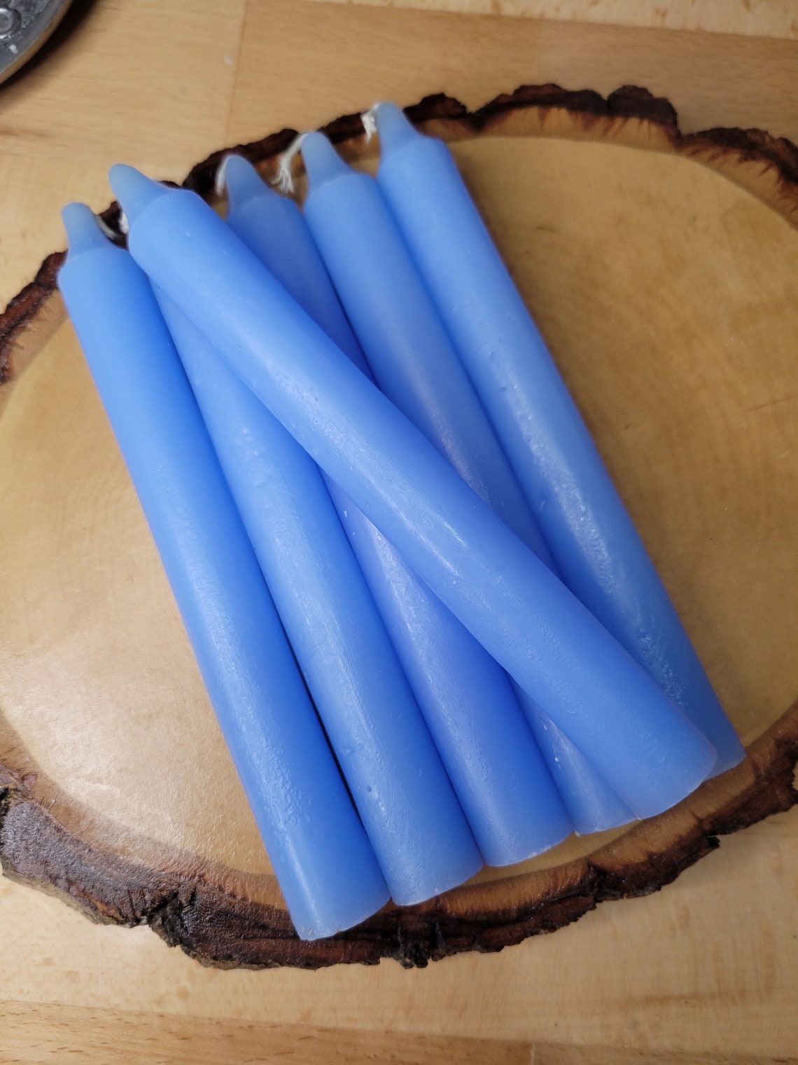 Light Blue Taper Candles - 6-inch Elegant Candle Set - Etsy