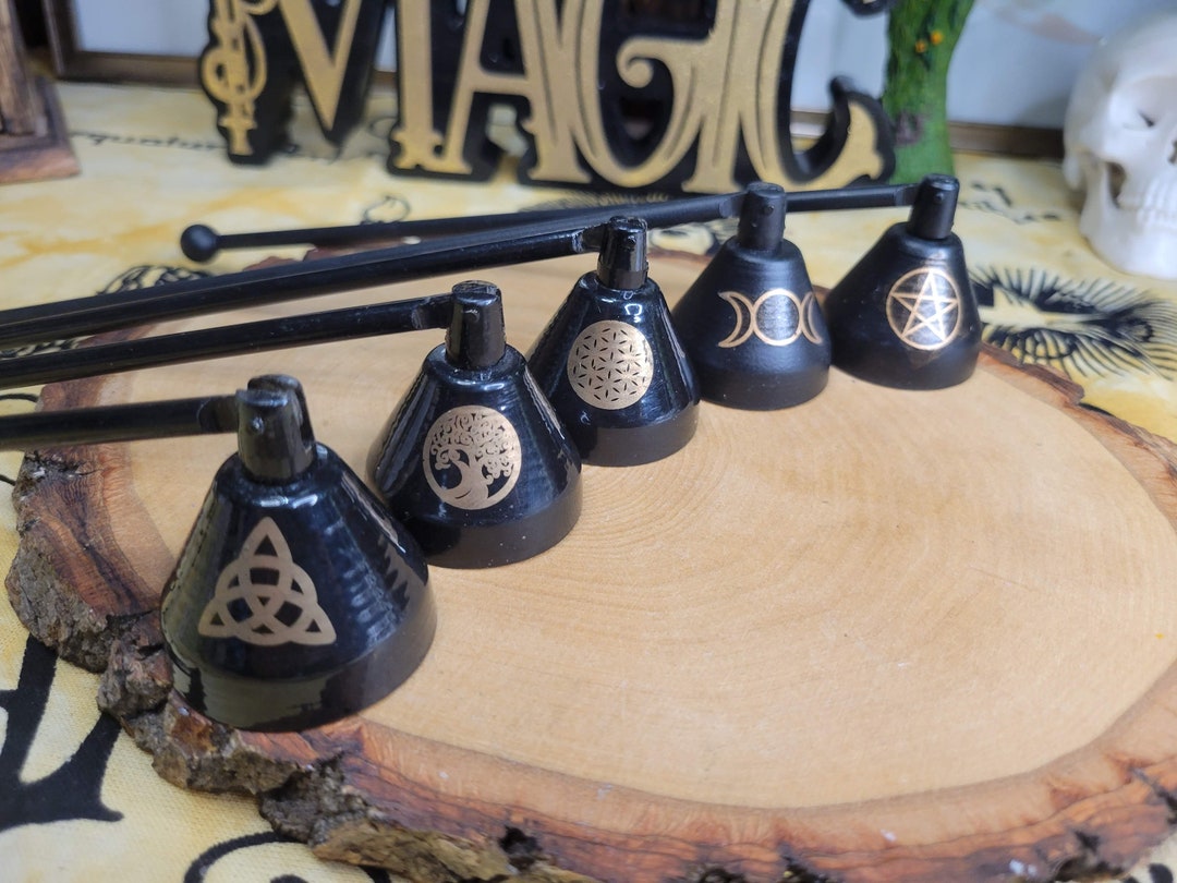 Handmade Iron Mini Snuffer ,triple Moon Snuffer, Pentacle Snuffer - Etsy