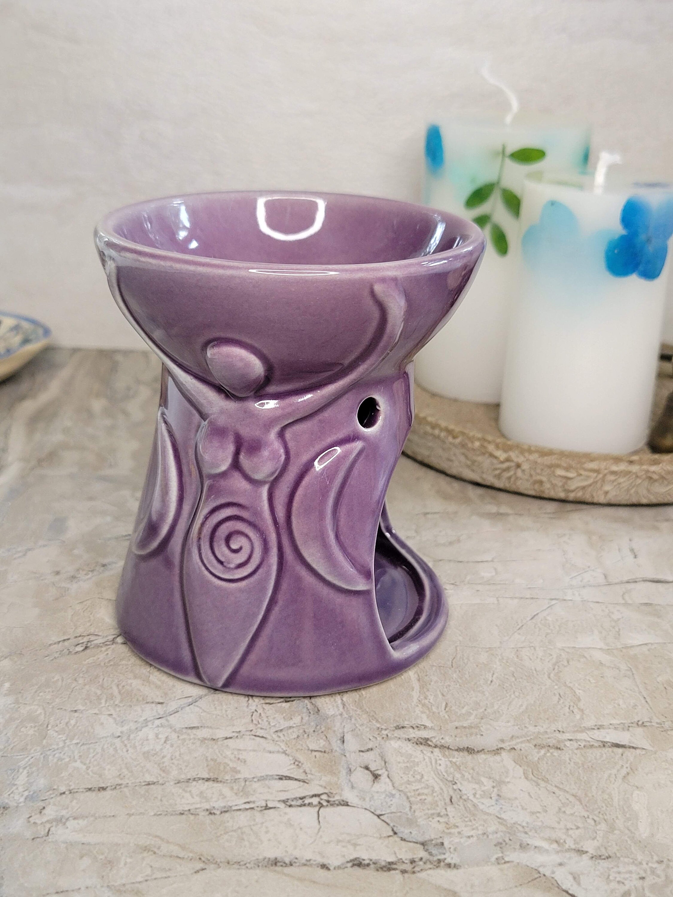 Goddess Oil Burner Wax Warmer Metaphysical Decor Handmade - Etsy
