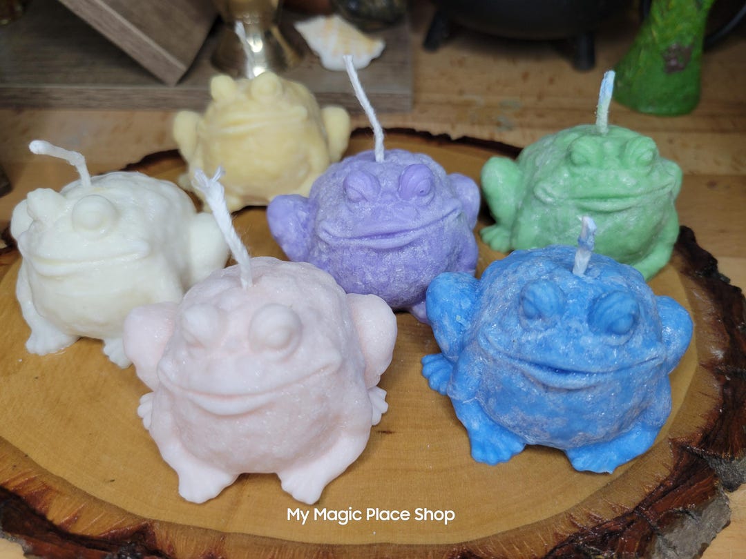 Frog Candle Palm Wax Toad Candle Colored Candle,frog Shaped Candle ...