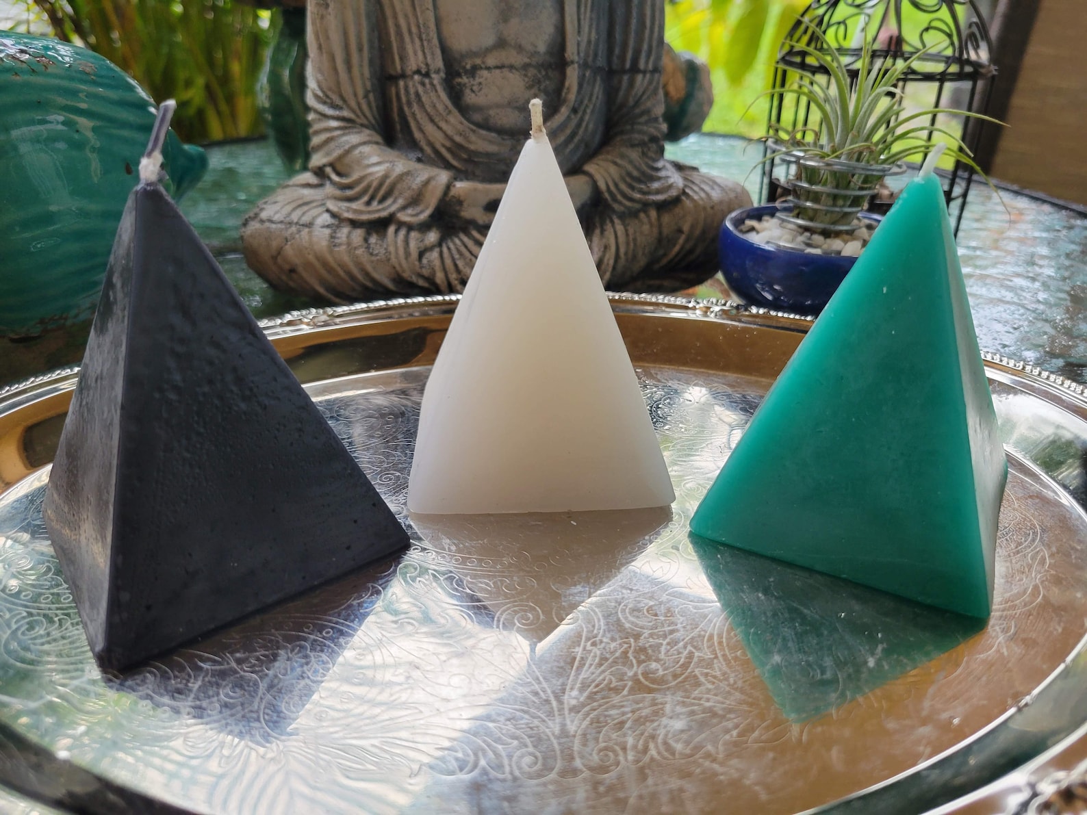 Pyramid Candles / Spell Candle - Etsy