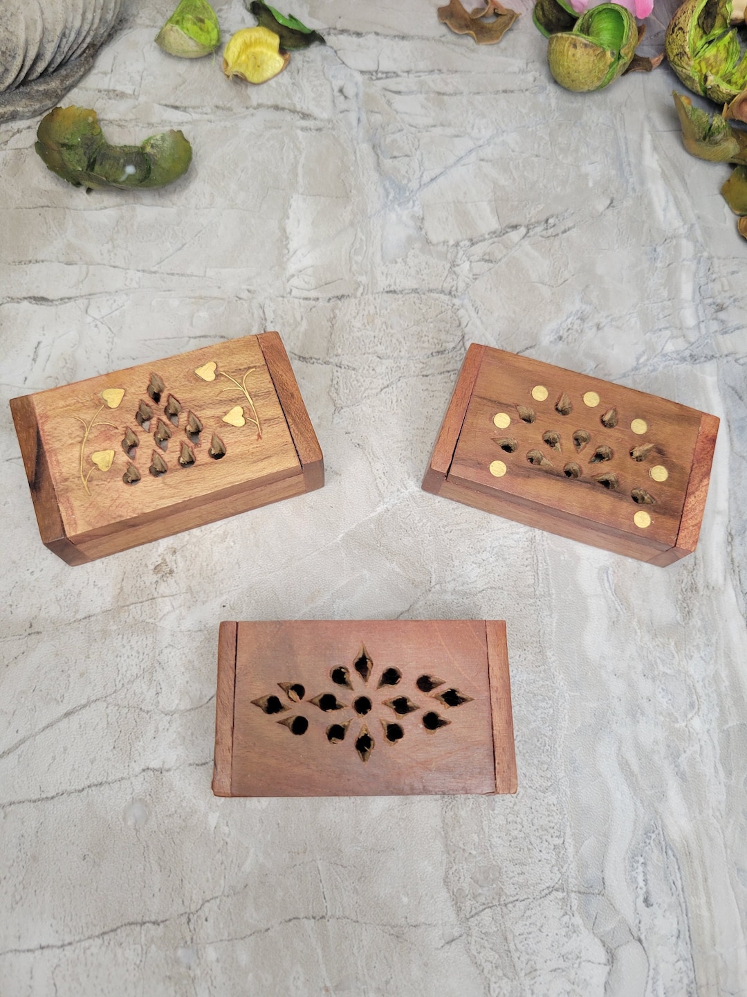 Tiny Woden Box, Wood Resin Storage Box, Wood Tiny Box, Altar Decor - Etsy