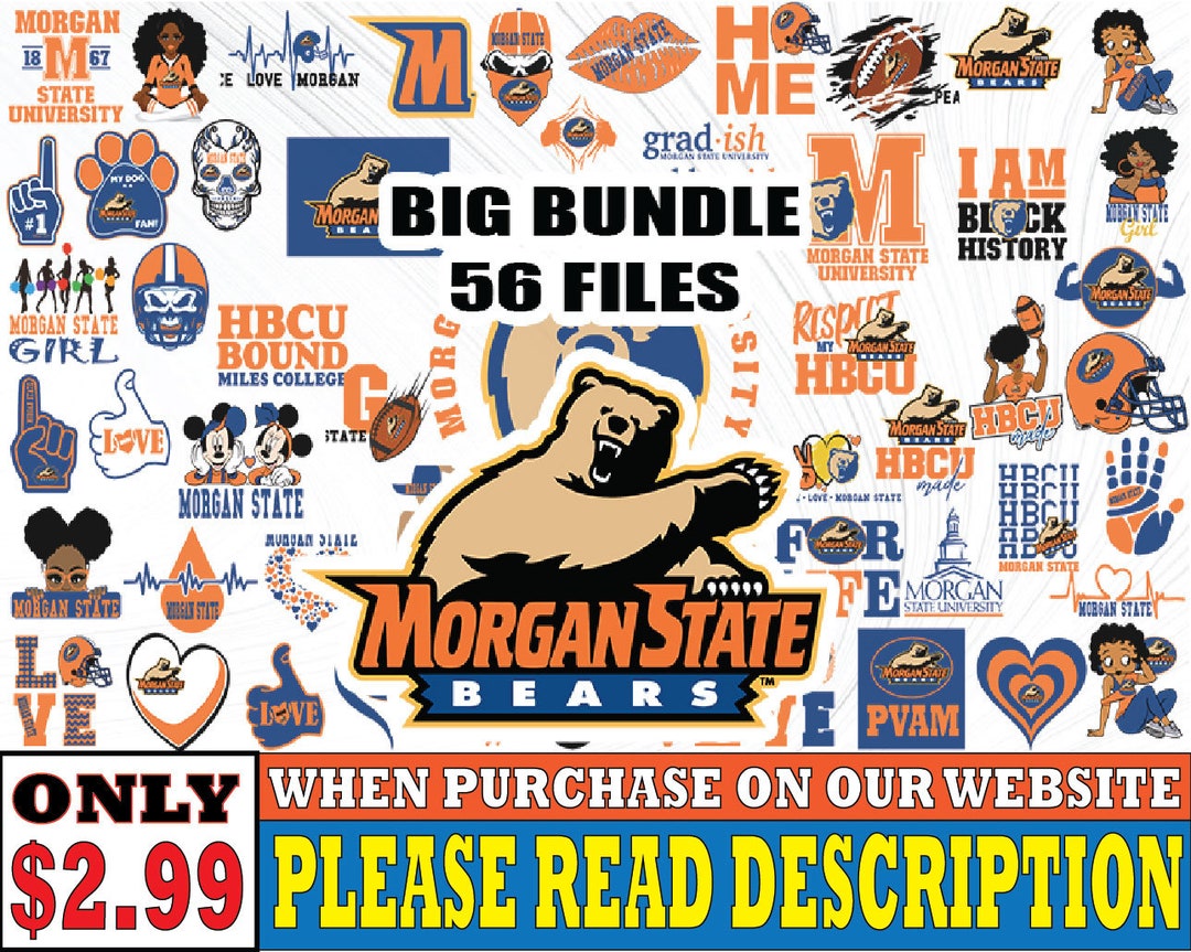 Morgan State Svg HBCU Svg Collections HBCU Svg Football - Etsy