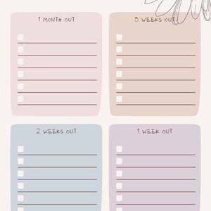 Event Countdown To-do List Template - Etsy