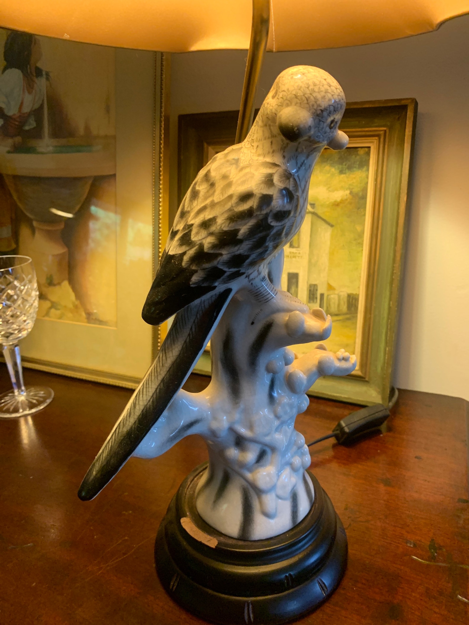 Vintage Parrot Lamp - Etsy