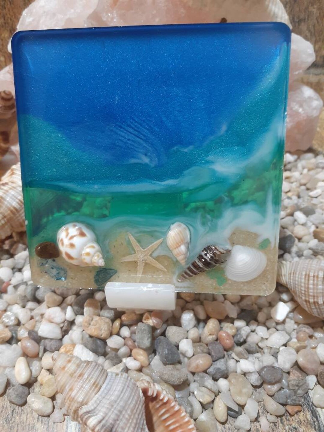 Ocean Resin Art: Handmade Beach Home Decor - Etsy