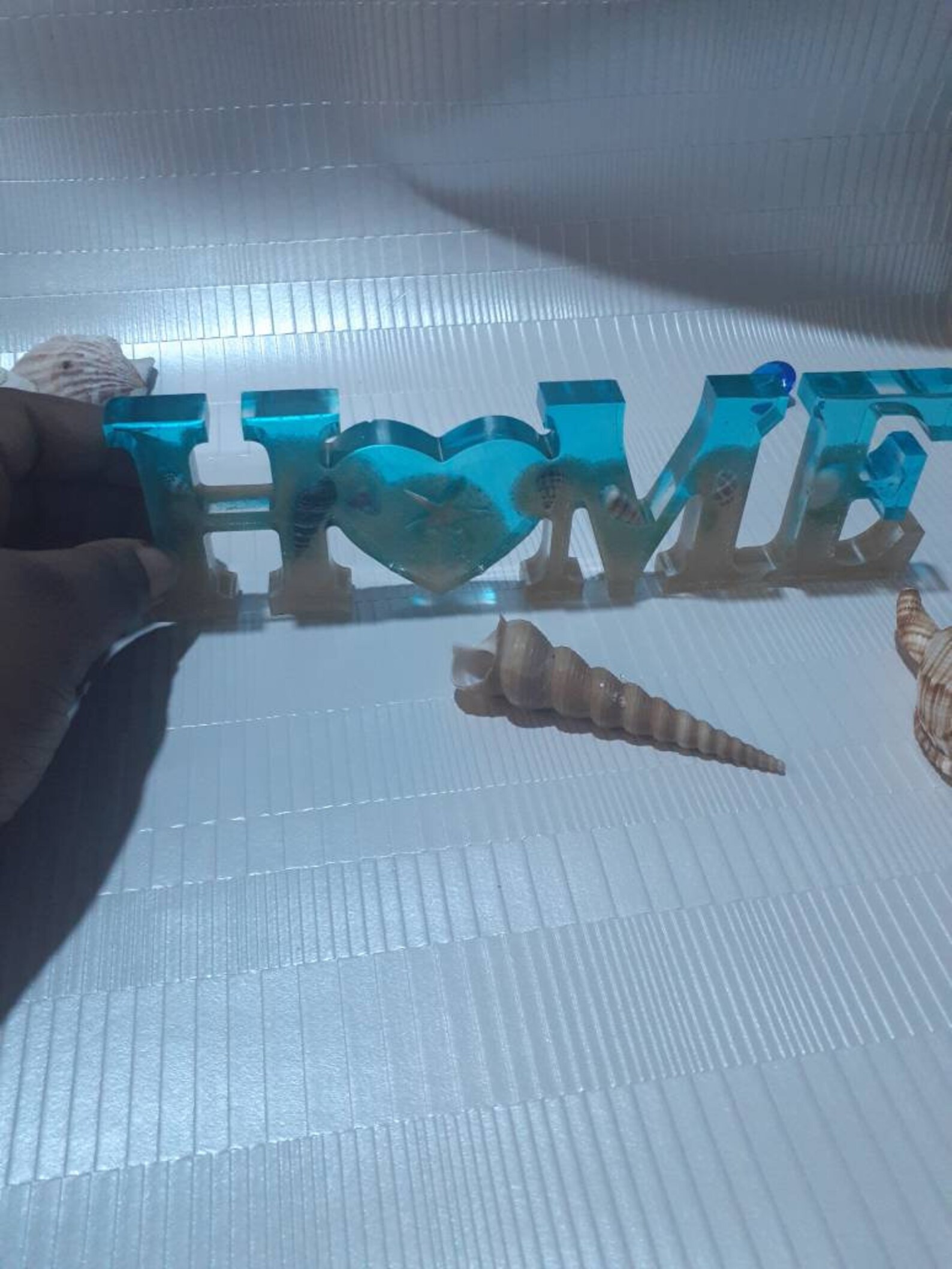 Ocean View Home Sign Home Decor Ocean Theme Resin Art Handmade - Etsy