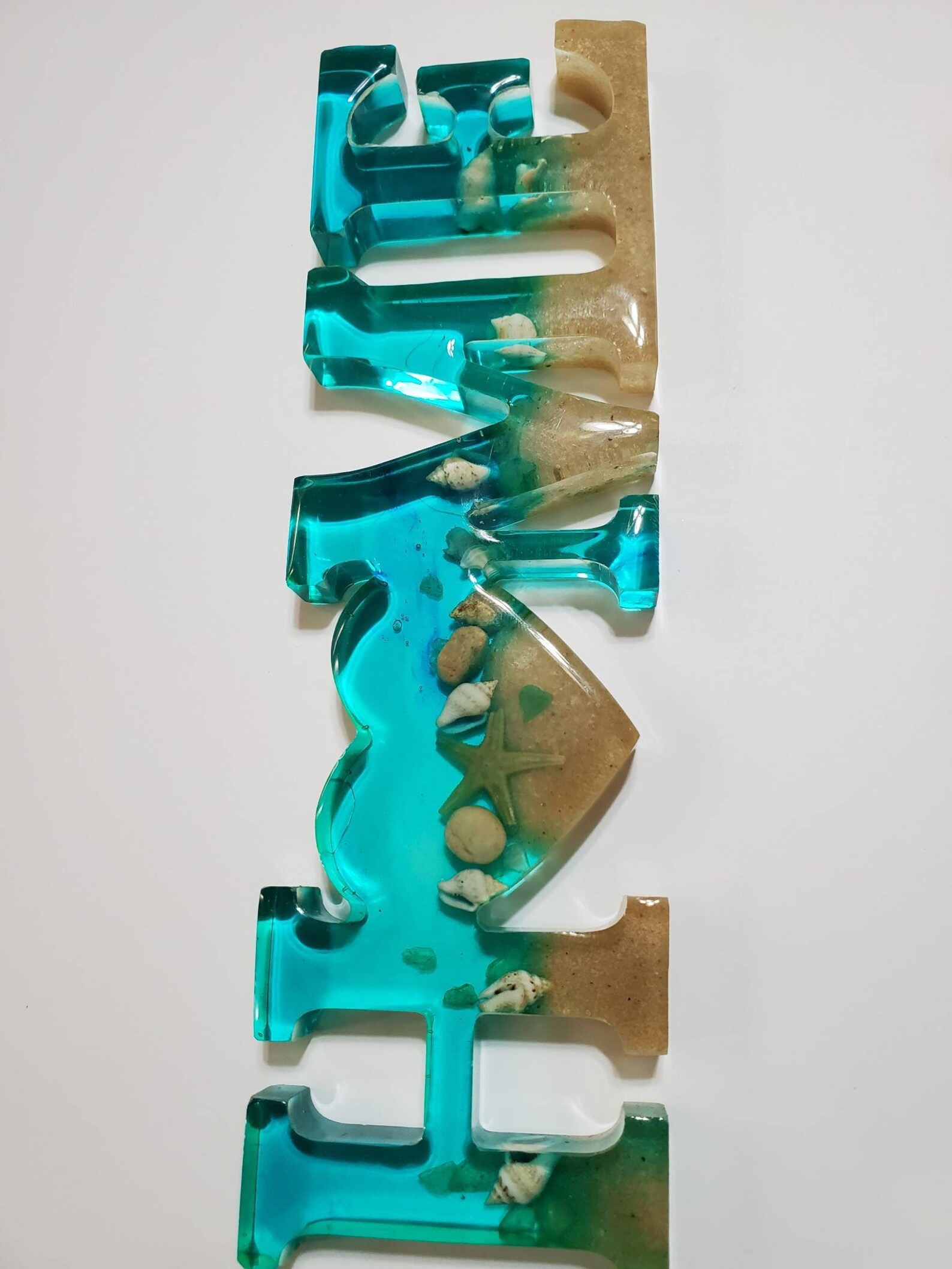Ocean View Home Sign Home Decor Ocean Theme Resin Art Handmade - Etsy