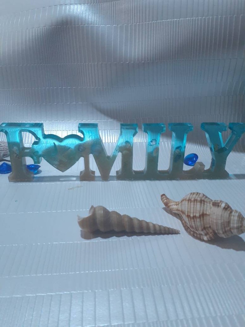Ocean View FAMILY SIGN Home Decor. Beach Decor.ocean Themed Decorations ...