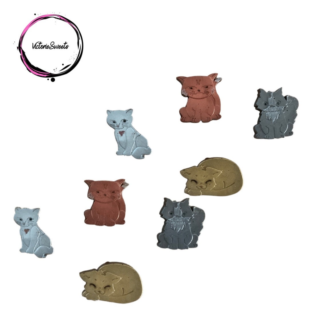 Cat Chocolates- X8- Novelty Chocolate Gift - Etsy UK