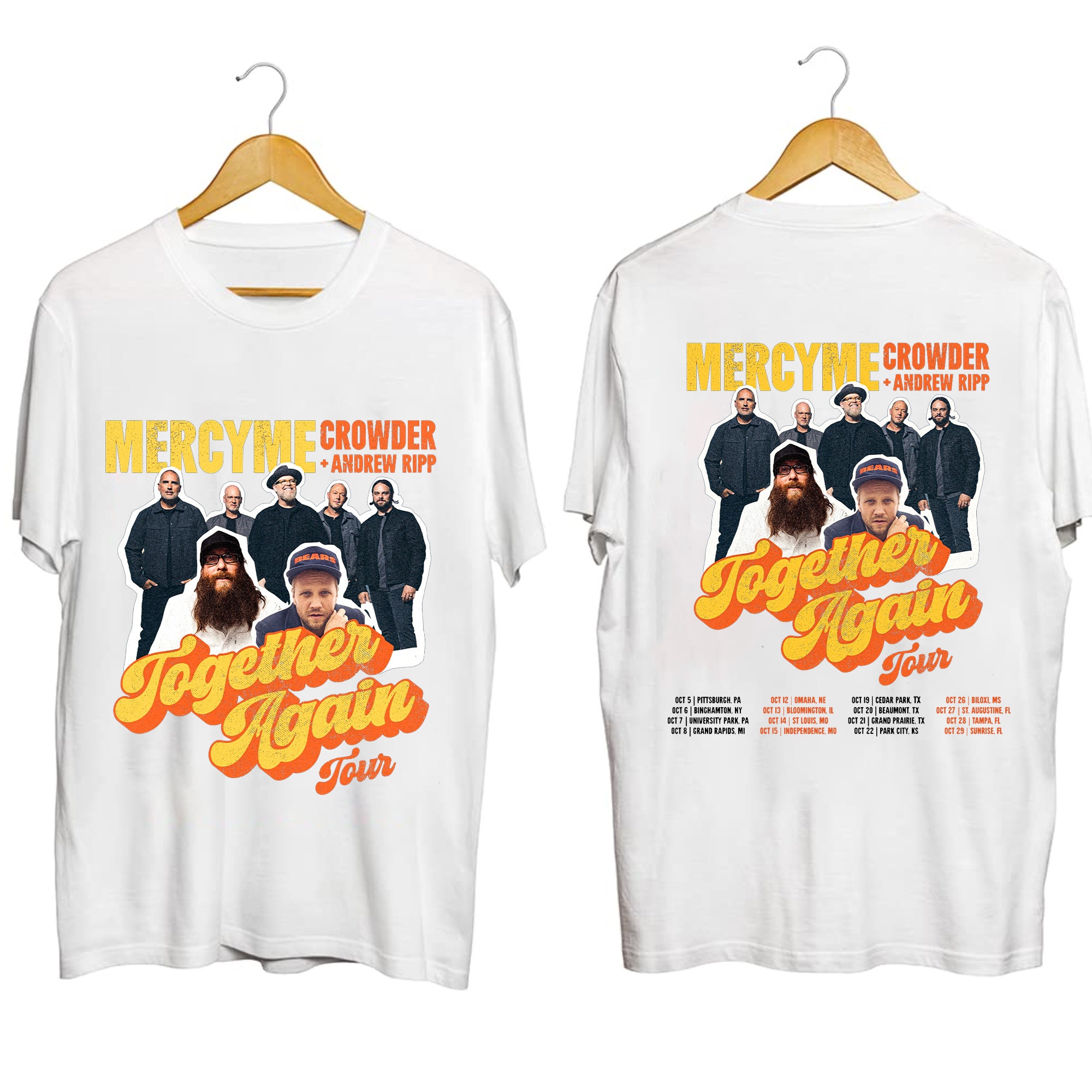 MercyMe Together Again Tour 2023 Shirt, MercyMe Concert with Crowder ...