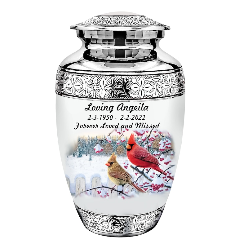 Urn for Ashes Cardinal - Etsy