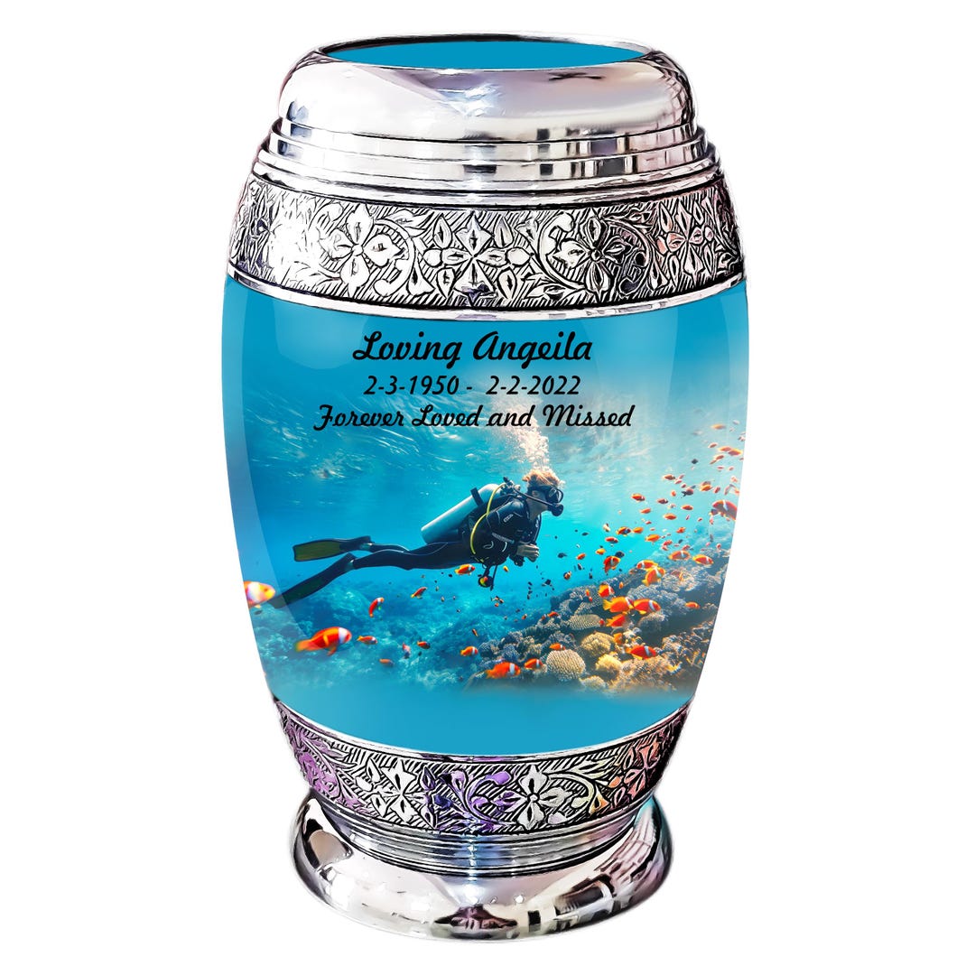 Scuba Diving Urn - Urns for Ashes - Urns for Human Ashes Female ...