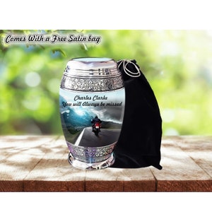 Bike Ride Adult Cremation Urn – Urns for Human Ashes – Cremation Urns ...