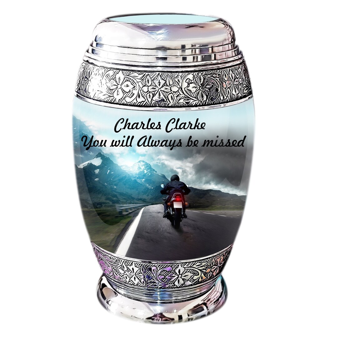 Bike Ride Adult Cremation Urn – Urns for Human Ashes – Cremation Urns ...