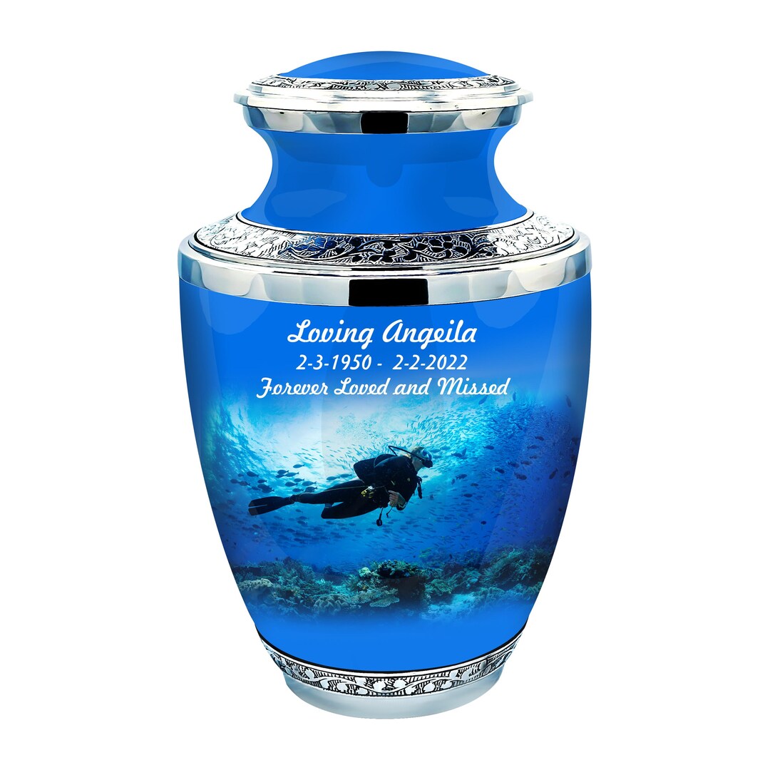 Scuba Diving Urns for Human Ashes Adult Female Mom, Funeral Urns for ...