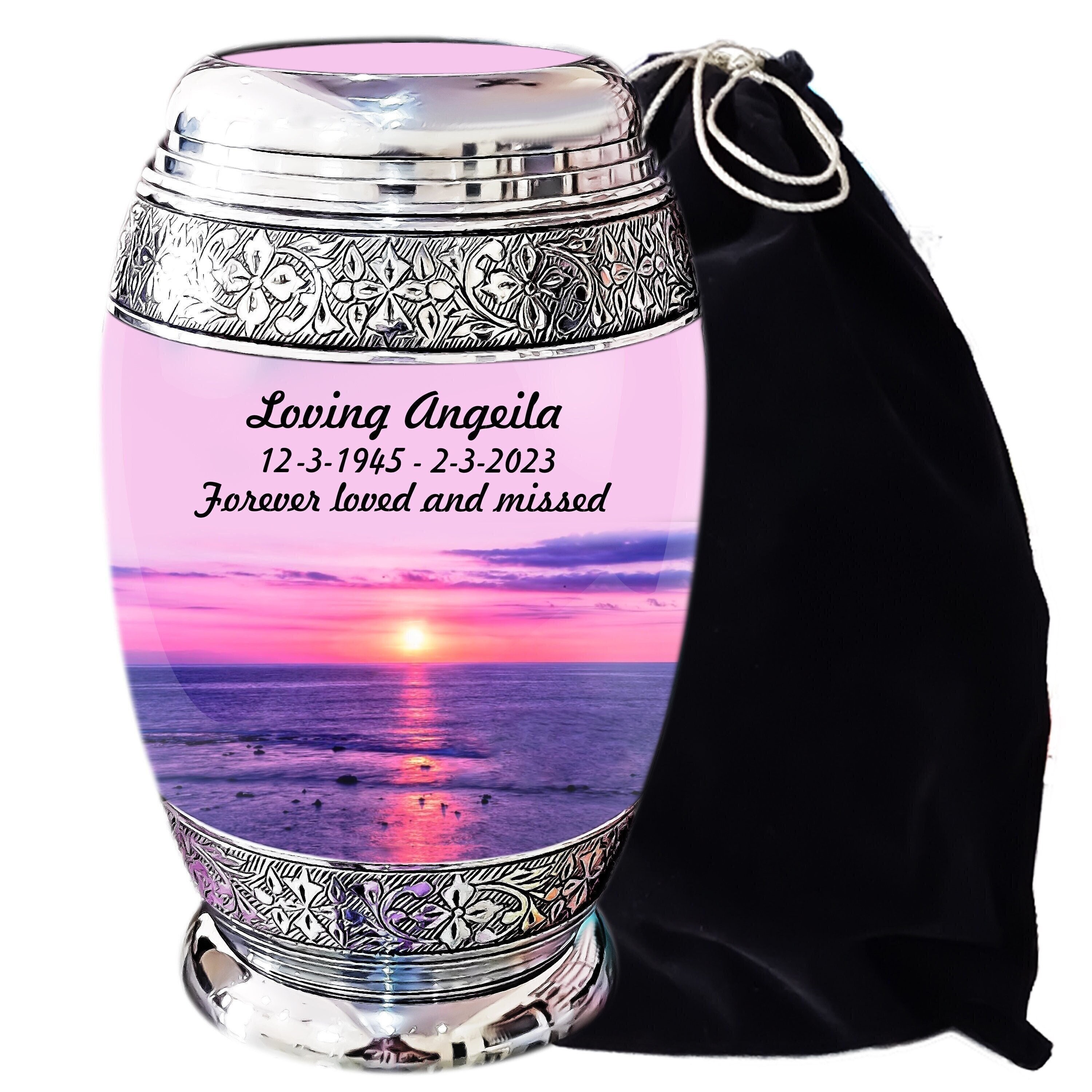 Sunset Adult Cremation Urn – Urns for Human Ashes – Cremation Urns ...