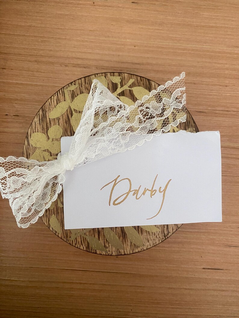 Handwritten Calligraphy Place Cards for Wedding/bridal Shower/dinner ...