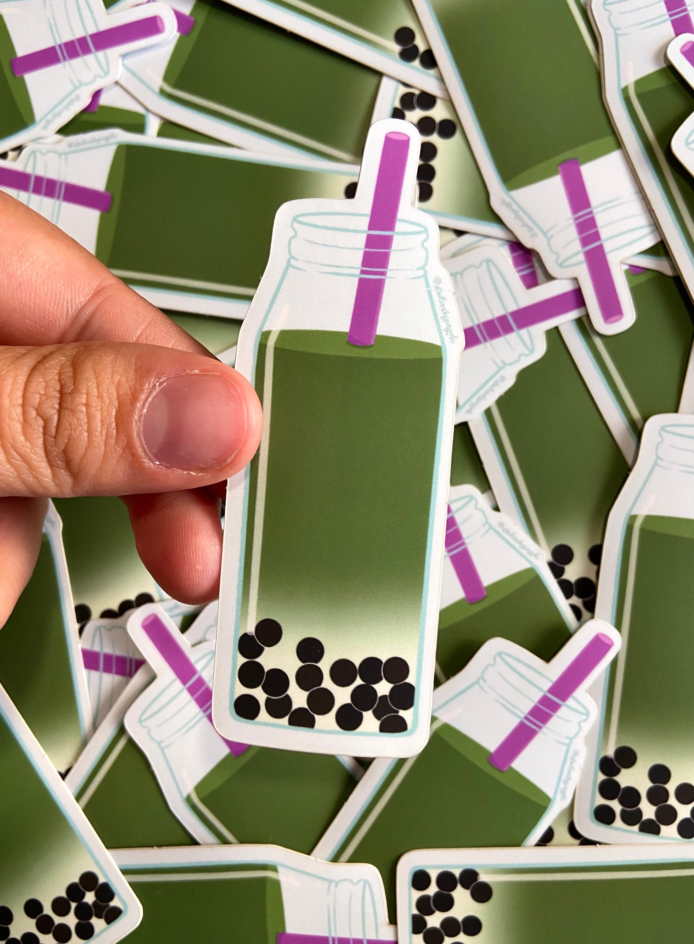 Matcha Milk Tea | Etsy