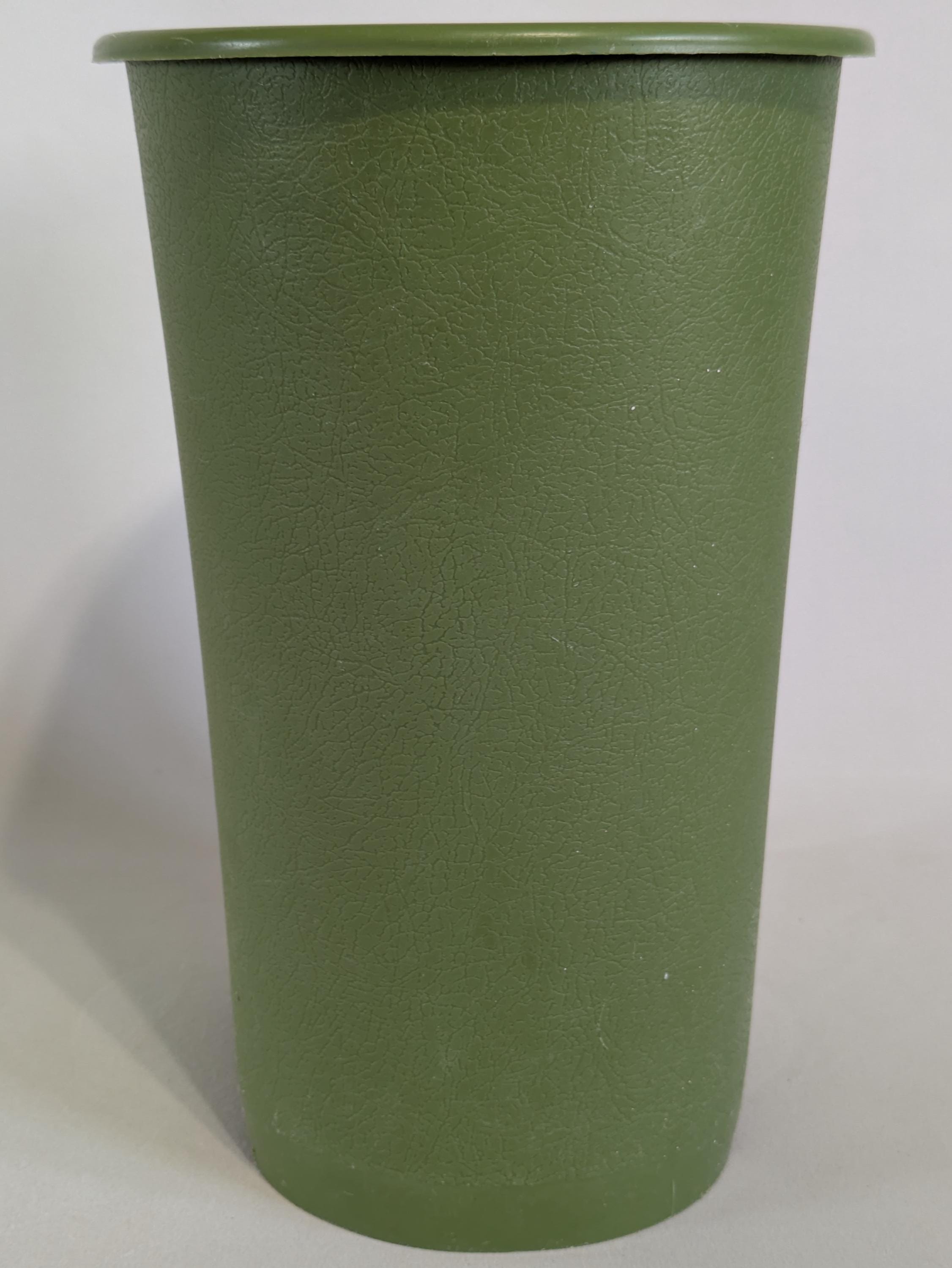 Wastebasket, Green, Atomic, Starburst, Plastic, MCM, Bathroom, Powder ...