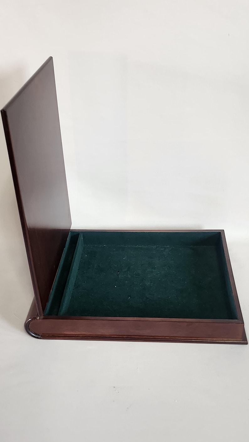 Keepsake Box, the Bombay Company, Mahogany, Memory Box, Brass Hinges ...