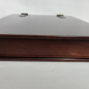 Keepsake Box, the Bombay Company, Mahogany, Memory Box, Brass Hinges ...