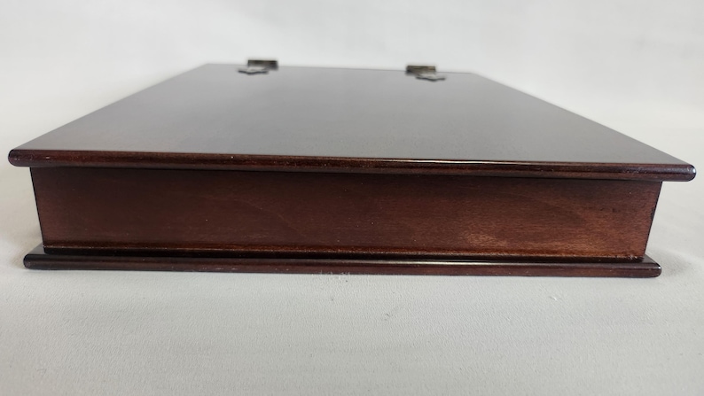 Keepsake Box, the Bombay Company, Mahogany, Memory Box, Brass Hinges ...
