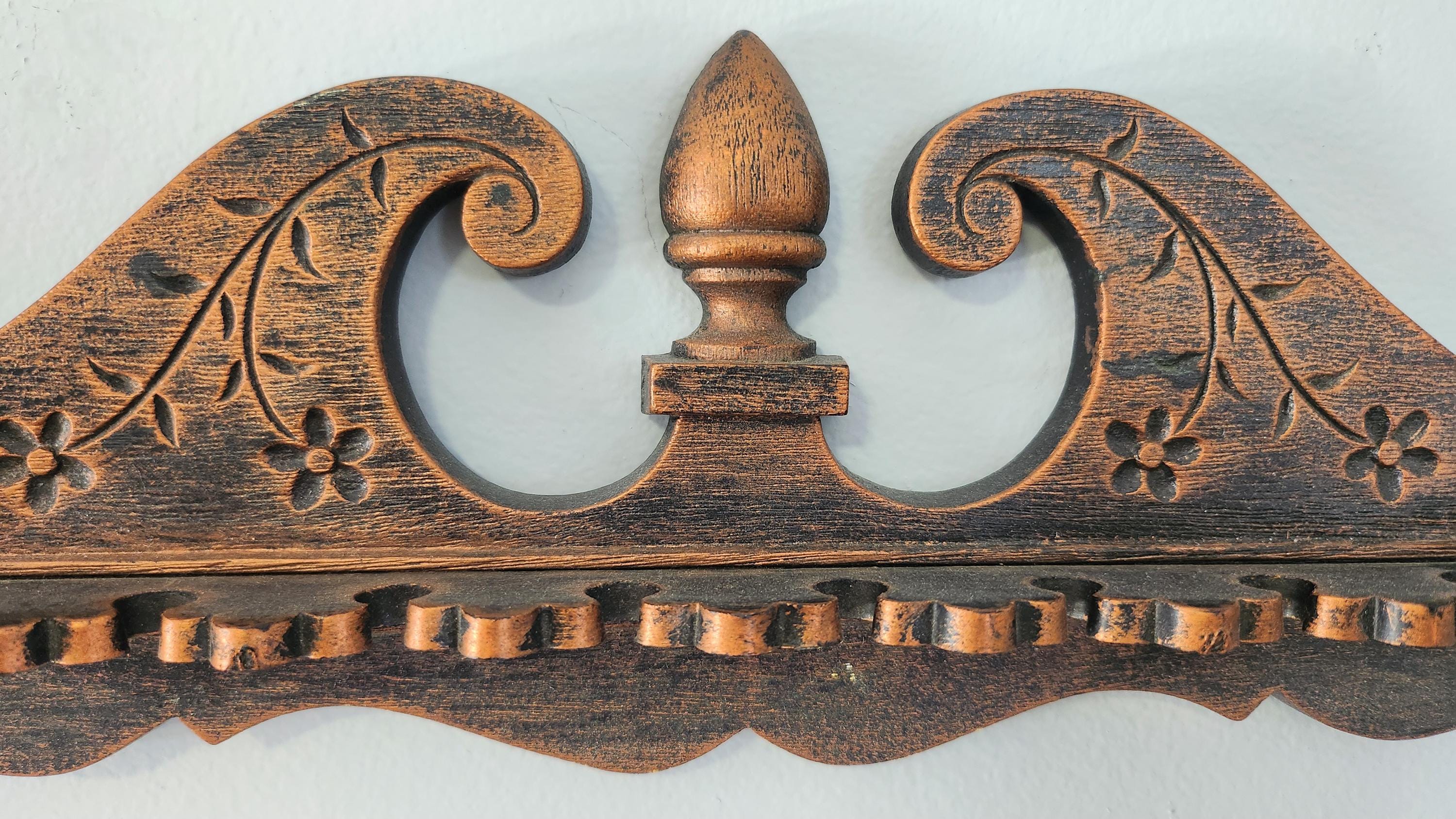 Spoon/fork Holder, Syroco, Vintage, 1970s, Souvenir Shelf, Hanging Wall ...