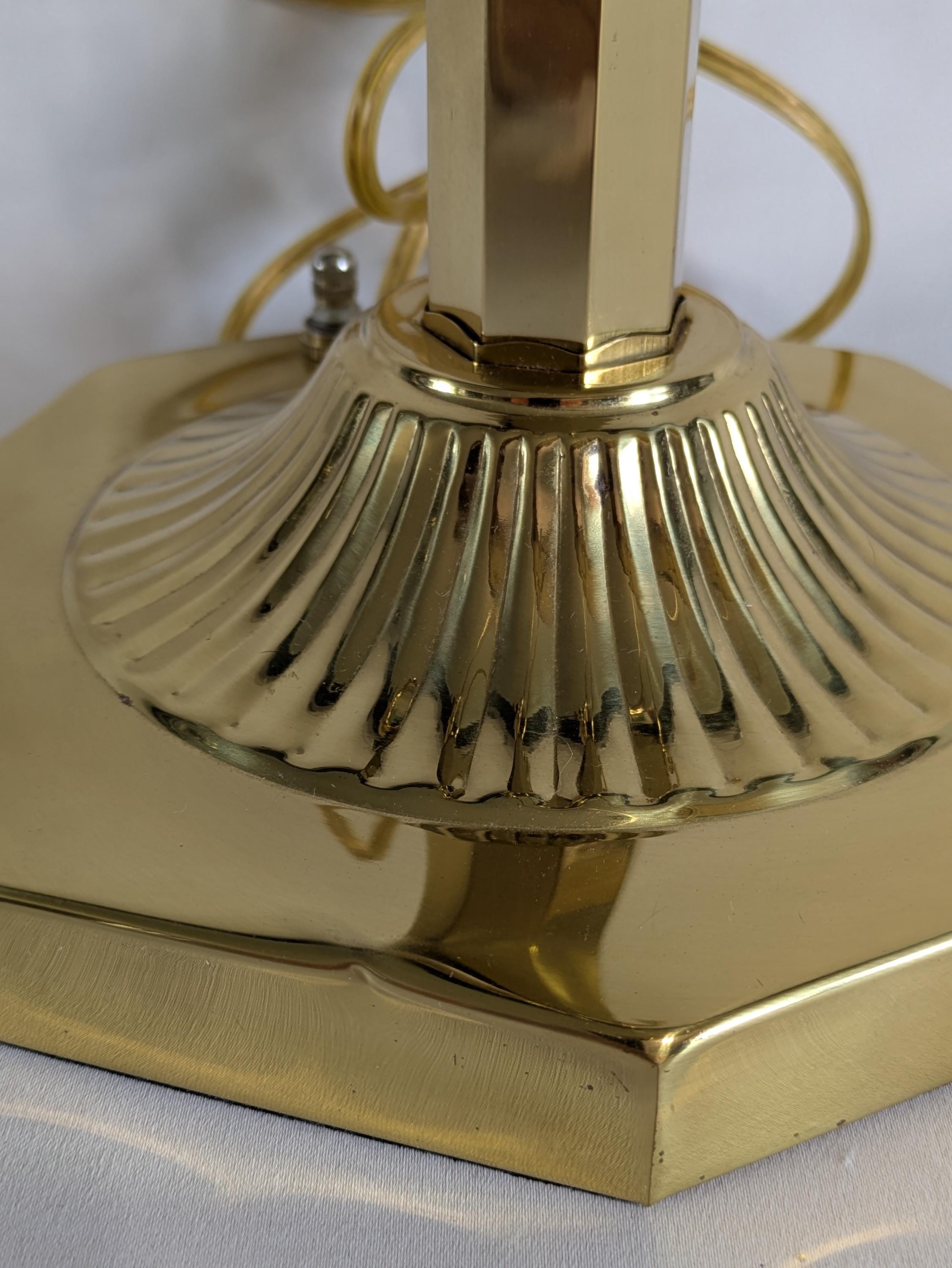 Brass Bankers Lamp, Piano Desk Lamp, Underwriters Laboratories ...