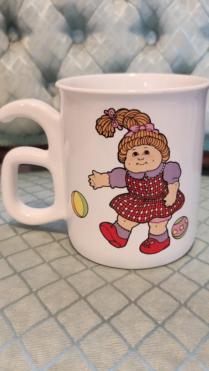 Cabbage Patch Kids Birthday Mug. Vintage, 1985 Edition, #6, Ceramic ...