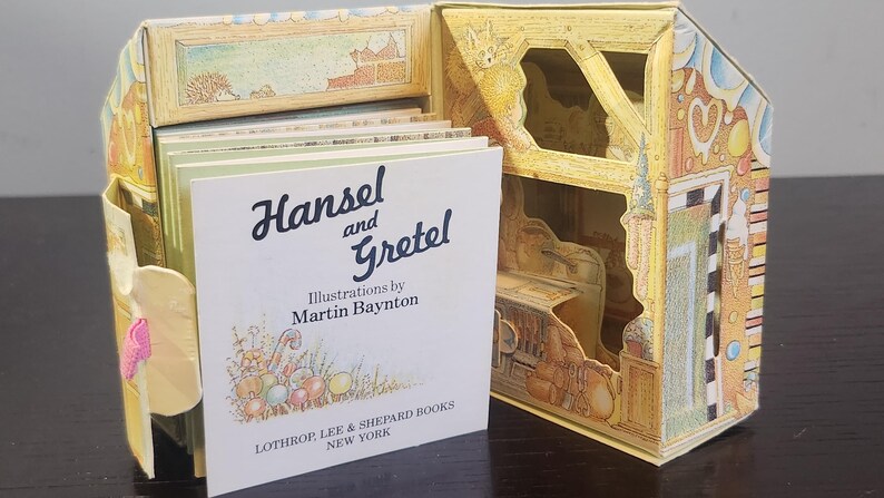 Fairytale House Fold-out Story. Hansel and Gretel, Vintage, 1982, 3D ...