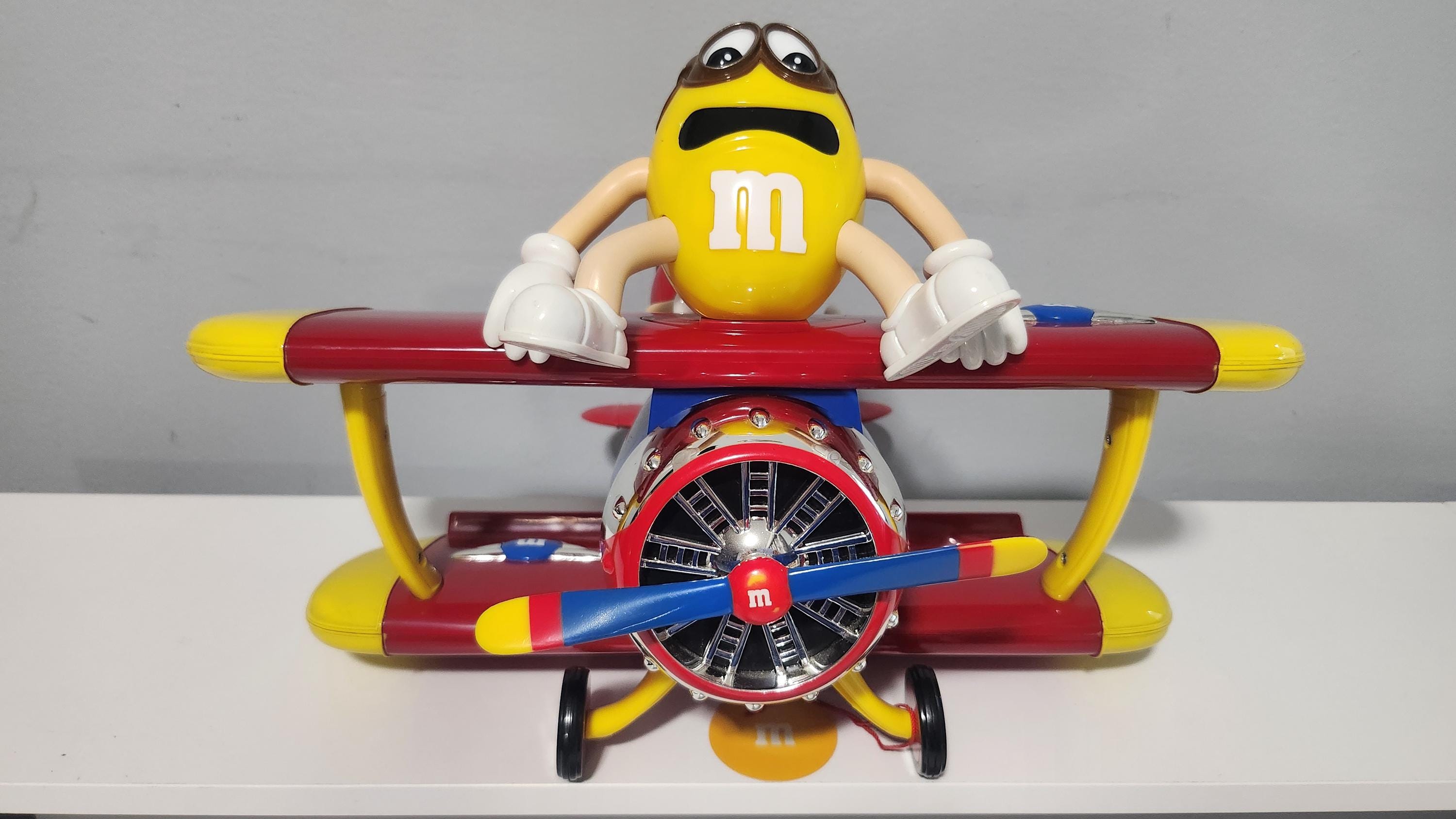 M&M Biplane Airplane Candy Dispenser, Barnstorming Dispenser, Novelty ...