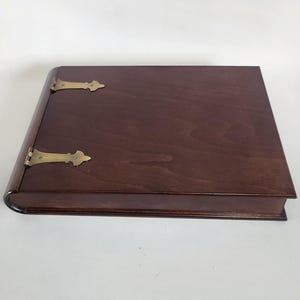 Keepsake Box, the Bombay Company, Mahogany, Memory Box, Brass Hinges ...