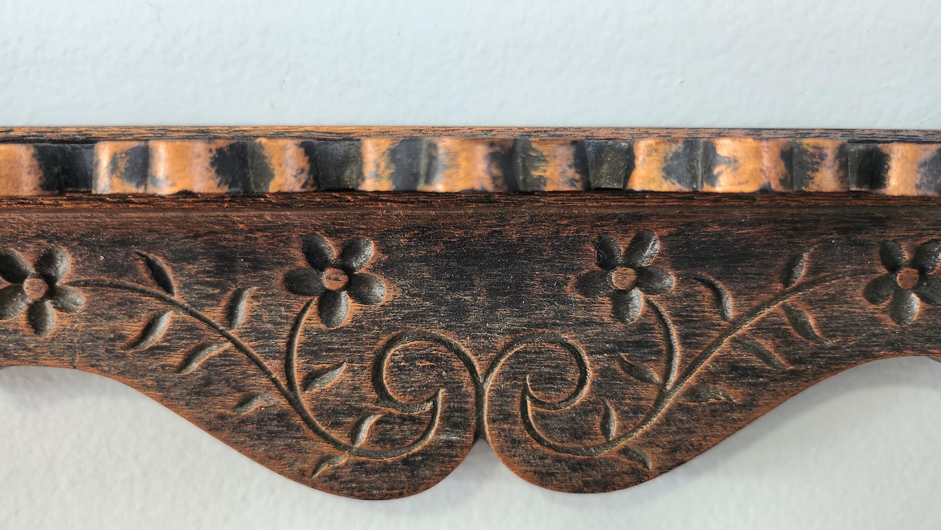 Spoon/fork Holder, Syroco, Vintage, 1970s, Souvenir Shelf, Hanging Wall ...