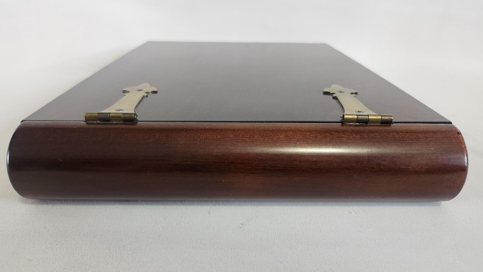 Keepsake Box, the Bombay Company, Mahogany, Memory Box, Brass Hinges ...