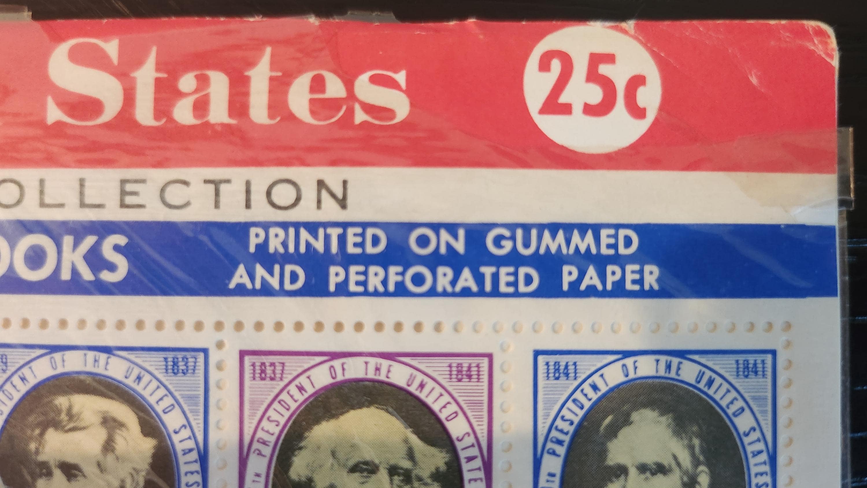 Presidents of the United States Stamp Collection. Vintage, 1960s ...