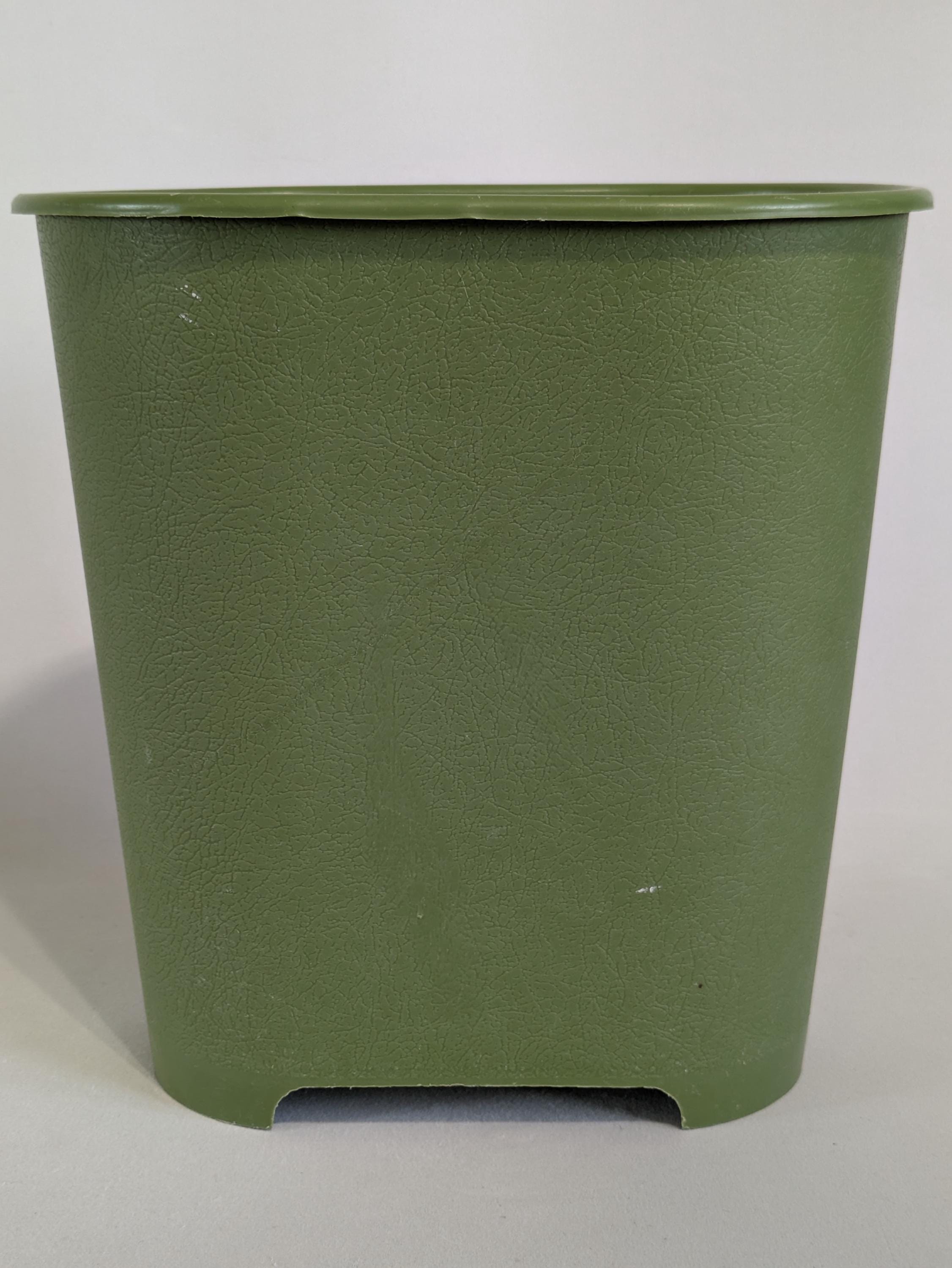 Wastebasket, Green, Atomic, Starburst, Plastic, MCM, Bathroom, Powder ...