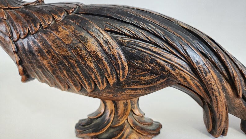 Coppercraft Guild Figurine, Peacock-pheasant, Resin, Decorative ...