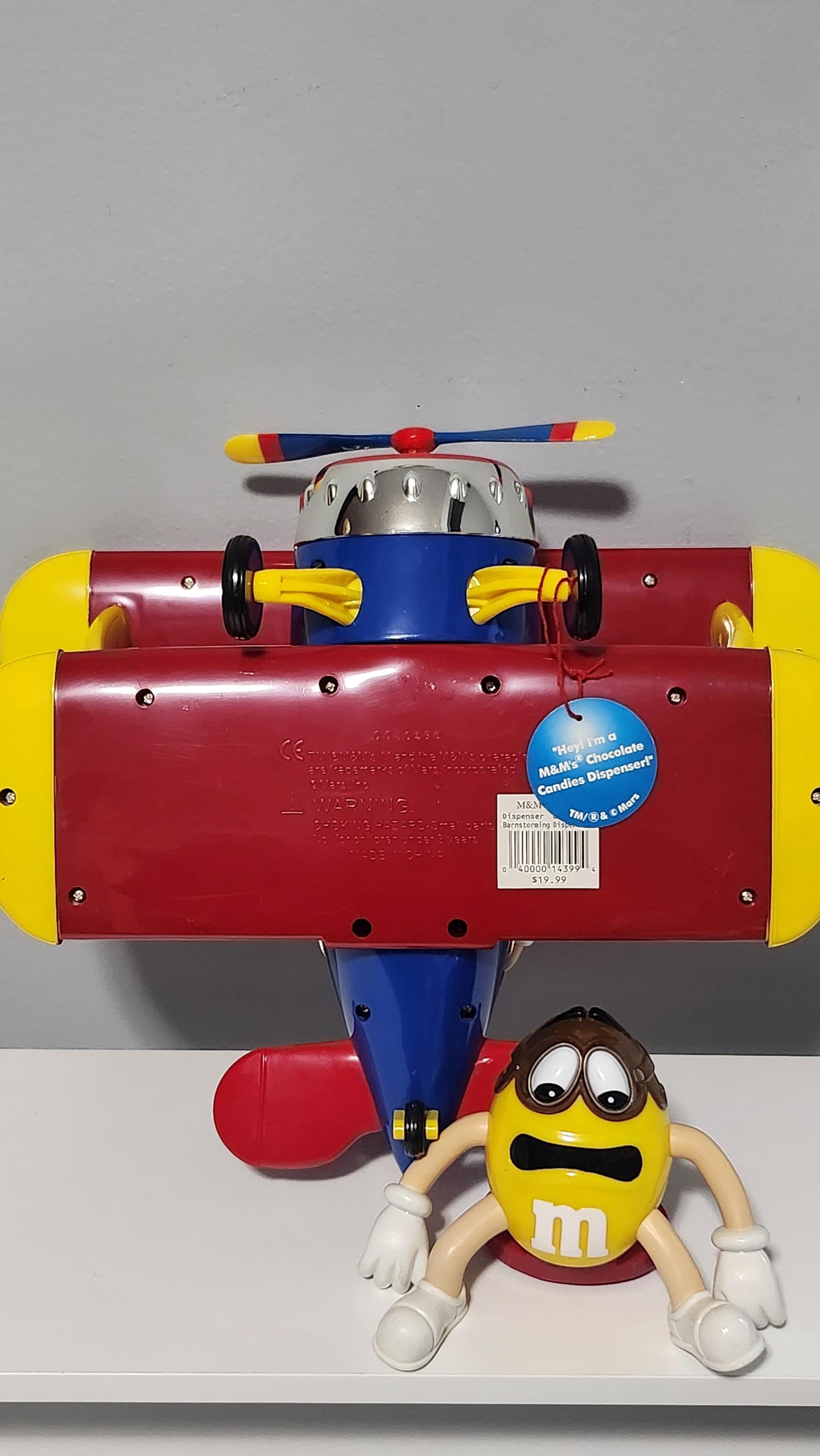 M&M Biplane Airplane Candy Dispenser, Barnstorming Dispenser, Novelty ...