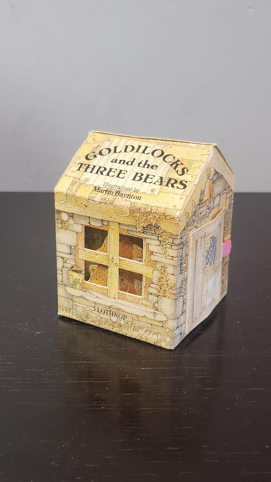 Fairytale House Fold-out Story. Goldilocks and the Three Bears, Vintage ...