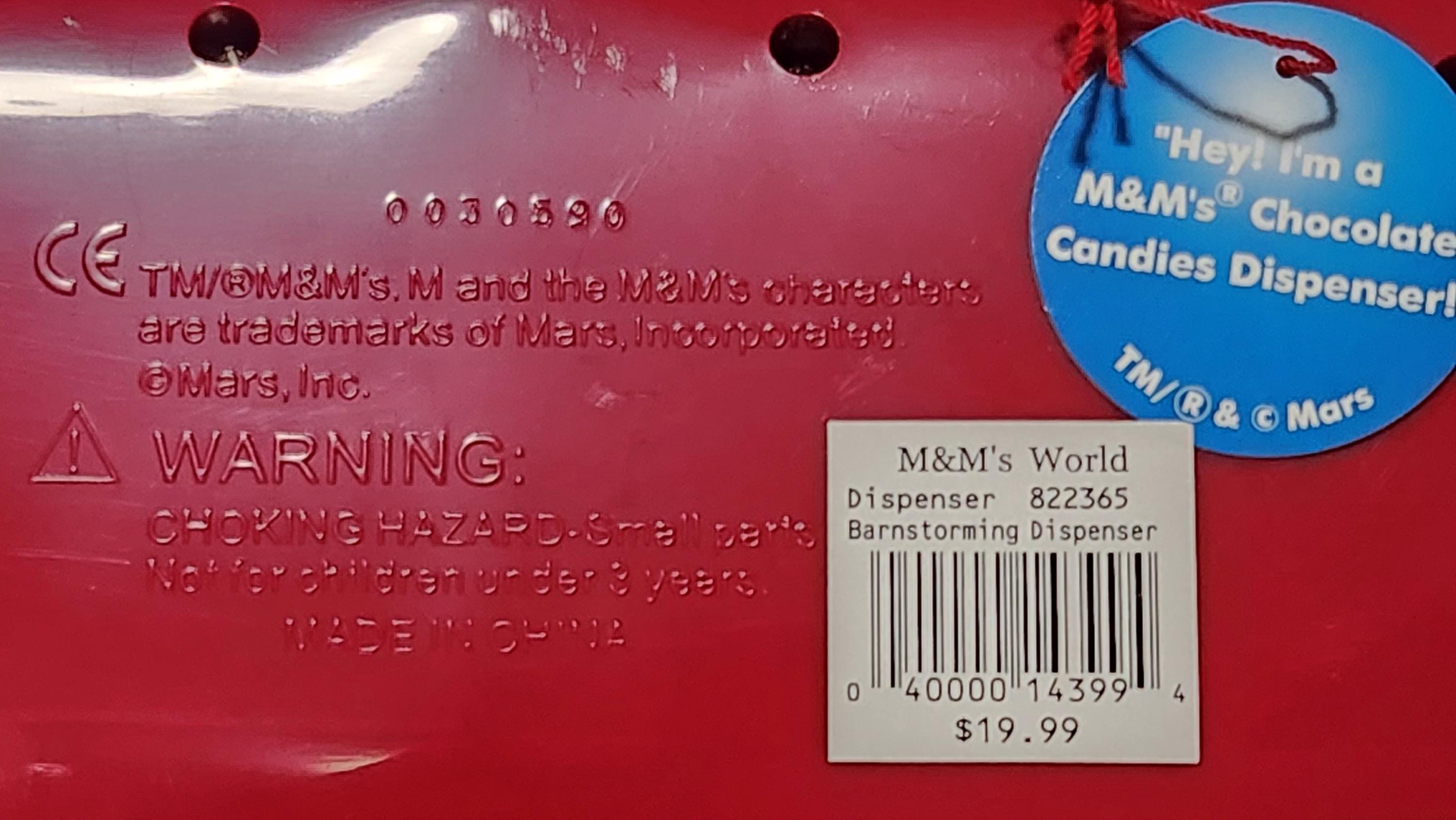 M&M Biplane Airplane Candy Dispenser, Barnstorming Dispenser, Novelty ...
