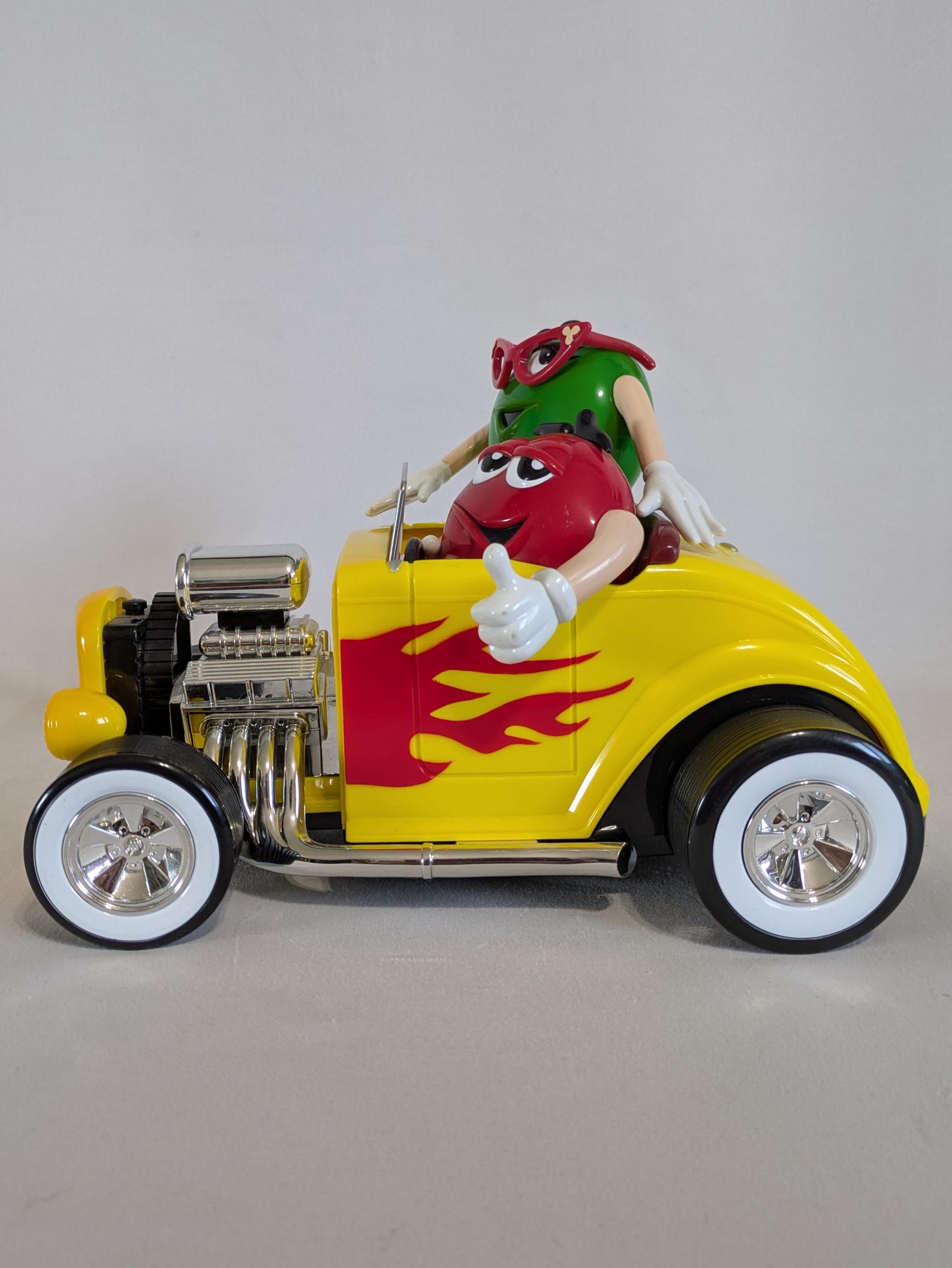 M&M Candy Dispenser, Hot Rod, Rebel Without A Clue, Red, Ms. Green ...